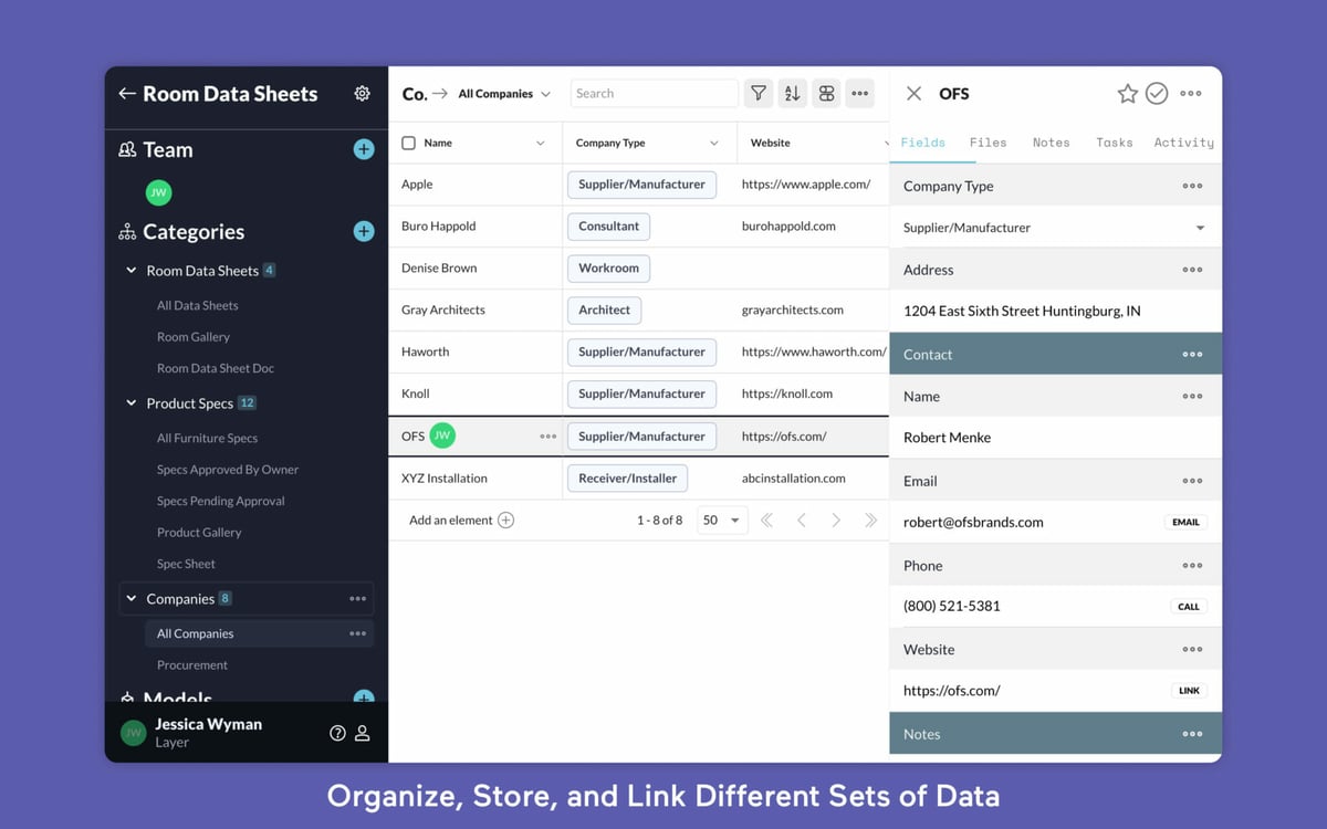 Room Data Sheet Template